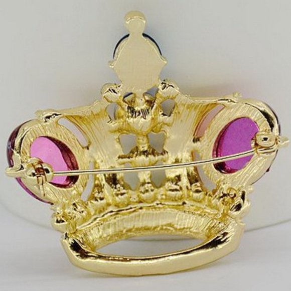 Jewelry | Glamorous Royal King Queen Imperial Crown Brooch | Poshmark